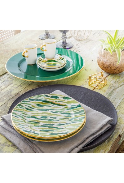 Güral Porselen El Dekoru 7 Parça Pasta Seti - 432 Güral Porselen El Dekoru 7 Parça Pasta Seti - 432