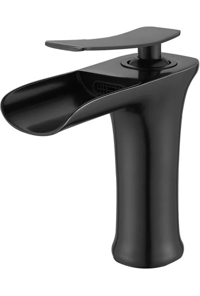 Fause Lavabo Bataryası Şelale Siyah