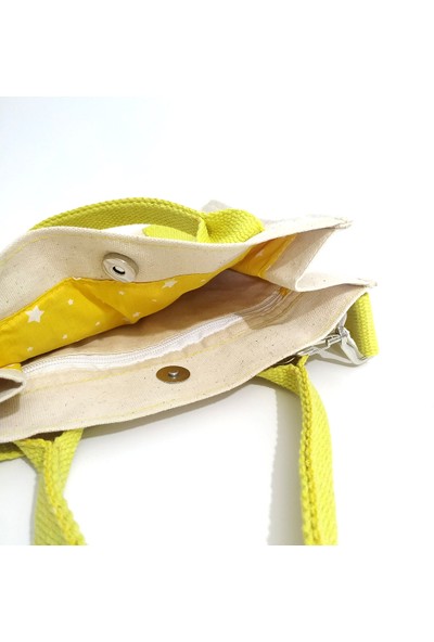 Kanvas Mini Tote Çanta