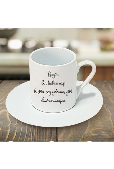 Seç Baskılı Seramik Hediyelik Kahve Fincanı