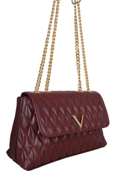 Vanolya Collection Bordo Içi Tek Bölmeli Kadın Omuz Çantası