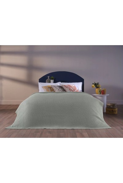 Doqu Home Clara Waffle Pike Tek Kişilik Yeşil