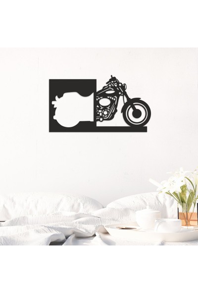 Motorsiklet Ahşap Dekor 40X25 cm Motorsiklet Ahşap Dekor 40X25 cm