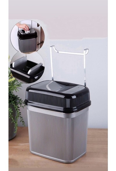 Welance Büyük Boy Dolap İçi Askılı Çöp Kovası 7 Litre Welance Büyük Boy Dolap İçi Askılı Çöp Kovası 7 Litre