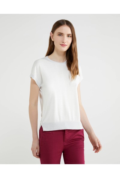 Benetton Ipek Karışımlı Ince Triko