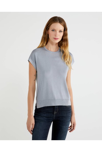 Benetton Ipek Karışımlı Ince Triko