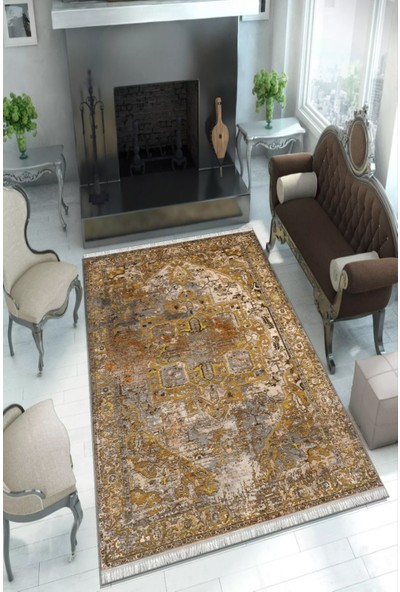 Perla Soft Bambu Kaymaz Tabanlı Modern Yıkanabilir Antibakteriyel Halı ve Yolluk