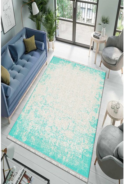 Perla Soft Bambu Kaymaz Tabanlı Modern Yıkanabilir Antibakteriyel Halı ve Yolluk