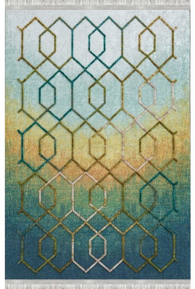 Perla Soft Bambu Kaymaz Tabanlı Modern Yıkanabilir Antibakteriyel Halı ve Yolluk