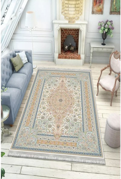 Perla Soft Bambu Kaymaz Tabanlı Modern Yıkanabilir Antibakteriyel Halı ve Yolluk