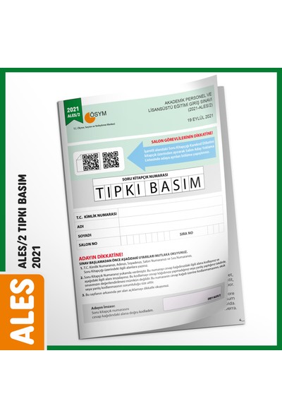 İnformal Yayınları ALES 2021/2 ÖSYM Tıpkı Basım Türkiye Geneli Dijital Çözümlü Çıkmış Soru Deneme Kitapçığı İnformal Yayınları ALES 2021/2 ÖSYM Tıpkı Basım Türkiye Geneli Dijital Çözümlü Çıkmış Soru Deneme Kitapçığı