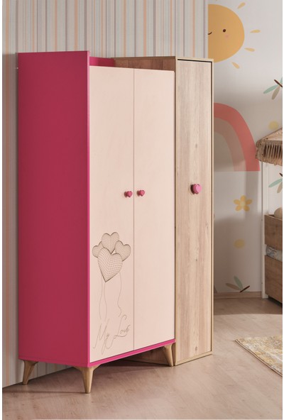 Doressa Clover Pink Gardırop Doressa Clover Pink Gardırop