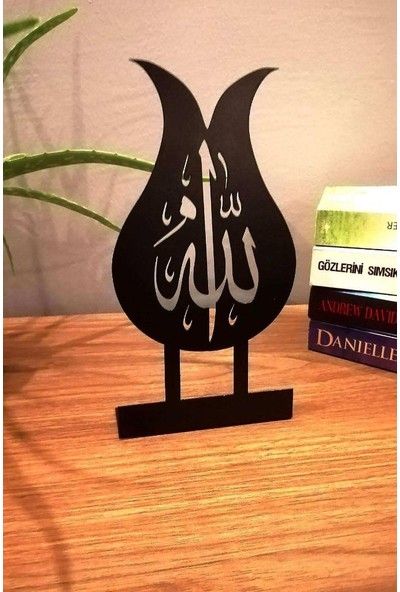 Hanpazar Yeni Iş Hediyesi Ofis Hediye Metal Dekoratif Lale Figürde Allah Yazılı Biblo Hanpazar Yeni Iş Hediyesi Ofis Hediye Metal Dekoratif Lale Figürde Allah Yazılı Biblo