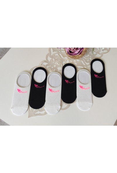 6'lı Desenli Bayan Babet Patik Çorap