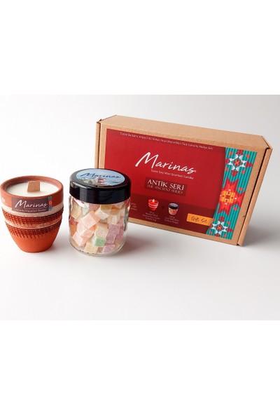 Marinas Antik Seri Istanbul Mısır Çarşısı 80 G Soya Mumu Ahşap Fitilli+ Mini Lokum Hediye Seti Marinas Antik Seri Istanbul Mısır Çarşısı 80 G Soya Mumu Ahşap Fitilli+ Mini Lokum Hediye Seti