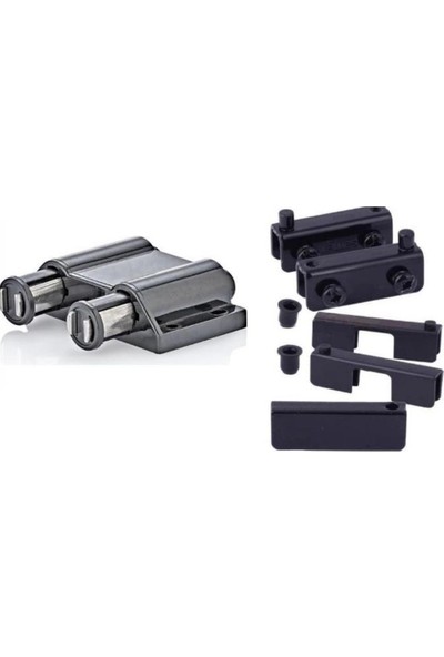 Ayder Iticili Çıt Çıt Çiftli Siyah Takım