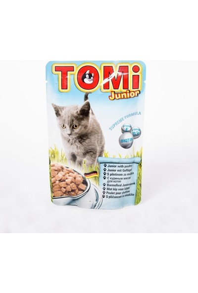 NZM Ticaret Tomi Pouch Yavru Kedi Konservesi 100 gr (20 Adet) NZM Ticaret Tomi Pouch Yavru Kedi Konservesi 100 gr (20 Adet)