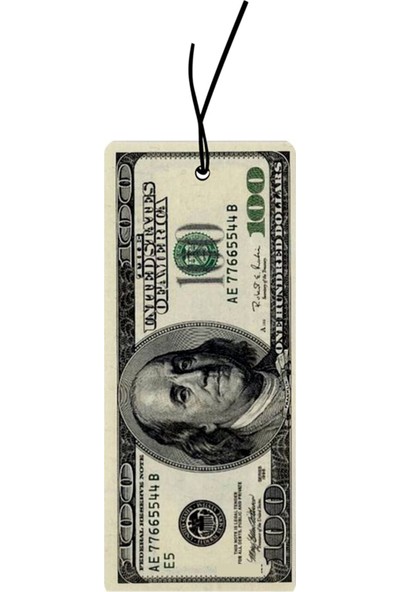 BK22 100 Dolar Tasarımlı Dekoratif Araç Oto Kokusu BK22 100 Dolar Tasarımlı Dekoratif Araç Oto Kokusu
