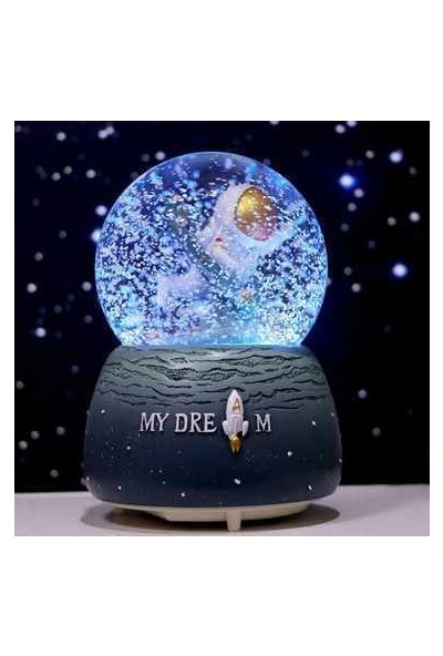 Kobal Business Işıklı Müzikli Püskürtmeli Kar Küresi Büyük Boy