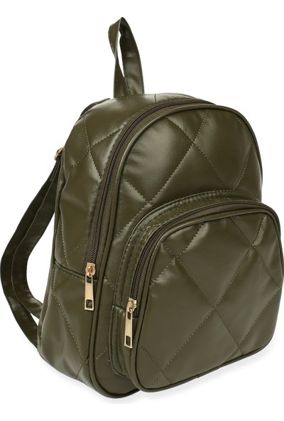 Yumuşak Suni Deri Kapitone Kadın Sırt Çantası