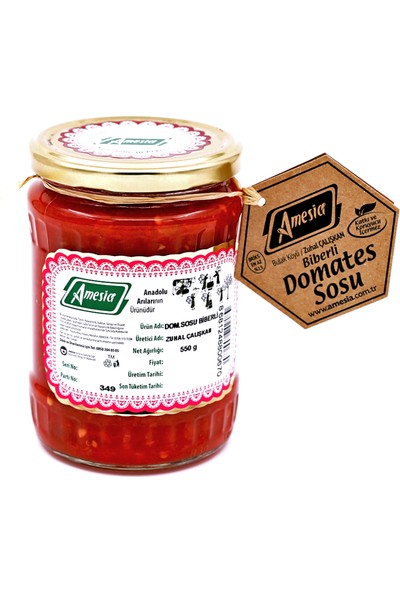 Amesia Domates Sosu Biberli 550 G. Amesia Domates Sosu Biberli 550 G.