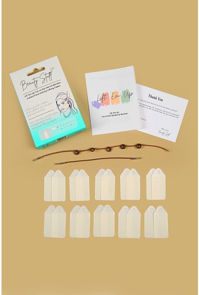 Lift 'em Up Yüz & Göz Germe Bantları-Kahverengi Lift 'em Up Yüz & Göz Germe Bantları-Kahverengi