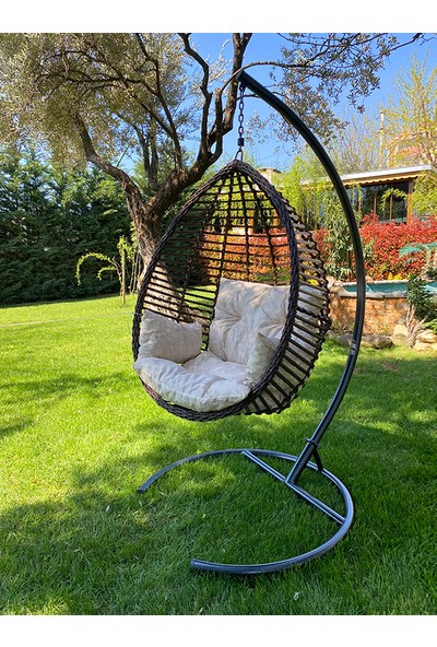 Piranlar Miraje Bahçe - Teras - Balkon Salıncağı - Armut Salıncak