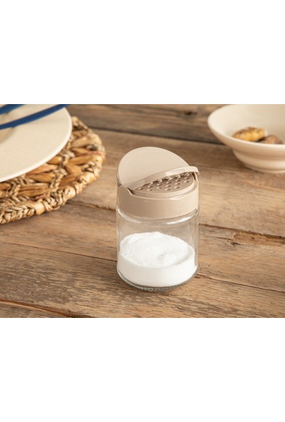 Lizbon Cam Baharatlık 212 ml Koyu Bej