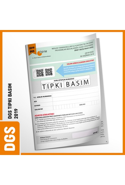 İnformal Yayınları DGS 2019 ÖSYM Tıpkı Basım Türkiye Geneli Dijital Çözümlü Çıkmış Soru Deneme Kitapçığı İnformal Yayınları DGS 2019 ÖSYM Tıpkı Basım Türkiye Geneli Dijital Çözümlü Çıkmış Soru Deneme Kitapçığı