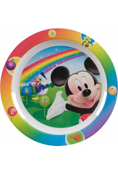Trudeau Disney Mickey Gökkuşağı Çocuk Yemek Tabağı