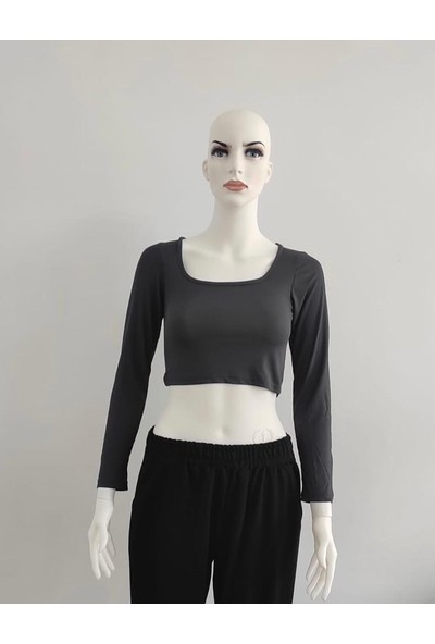 Egesa Shop Kare Yaka Kaşkorse Crop