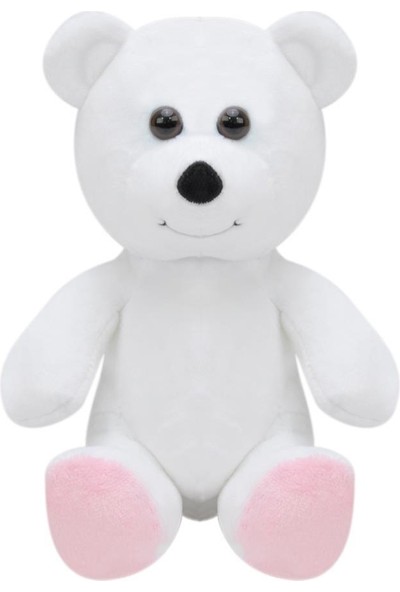 NZM Ticaret Peluş Ayı Oyuncak 15 cm Beyaz