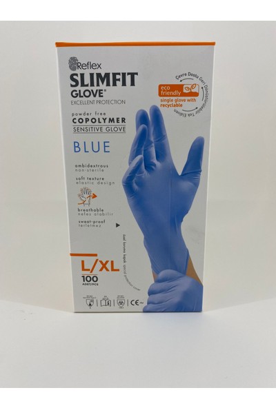 Reflex Slımfıt Glova Blue Eldiven L/xl Reflex Slımfıt Glova Blue Eldiven L/xl