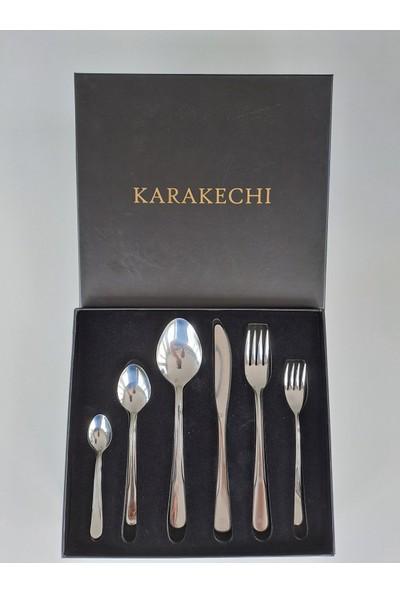 Karakechi 36 Parça Çatal Kaşık Bıçak Seti Klasik Model Karakechi 36 Parça Çatal Kaşık Bıçak Seti Klasik Model