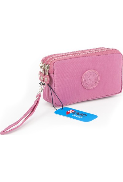 Nemo Bags Unisex Lacivert Cüzdan 3 Gözlü Bileklikli 17X10 cm Klinkır Su Geçirmez Nemo Bags Unisex Lacivert Cüzdan 3 Gözlü Bileklikli 17X10 cm Klinkır Su Geçirmez