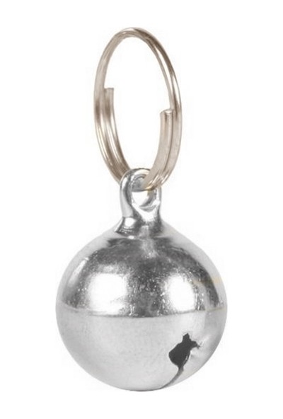 Berrin Store Doggie Kedi Köpek Tasma Çanı Gümüşi 1,4*1,4 cm