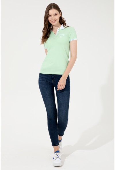 U.S. Polo Assn. Kadın Mint T-Shirt 50248051-VR090