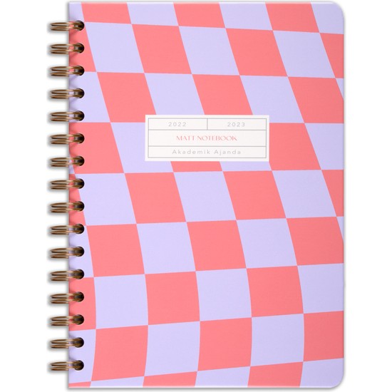 Matt Notebook 2022-2023 Akademik Ajanda - 17 Aylık Kırmızı Fiyatı