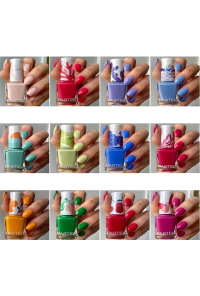 Pastel 12'Li Oje Seti (344, 346, 347, 348, 349, 350, 351, 352, 353, 354, 355, 356) & Synee Toka 1 Pastel 12'Li Oje Seti (344, 346, 347, 348, 349, 350, 351, 352, 353, 354, 355, 356) & Synee Toka 1