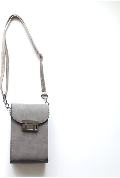 Midy Kadın Gri Çapraz Omuz Çantası