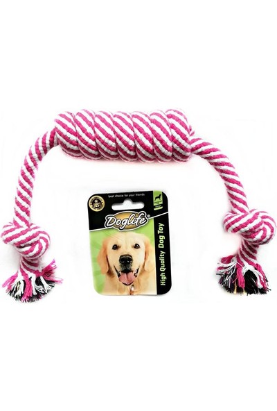 Doglife Düğümlü Halat Diş Ipi Köpek Oyuncağı 44CM - 120GR Doglife Düğümlü Halat Diş Ipi Köpek Oyuncağı 44CM - 120GR