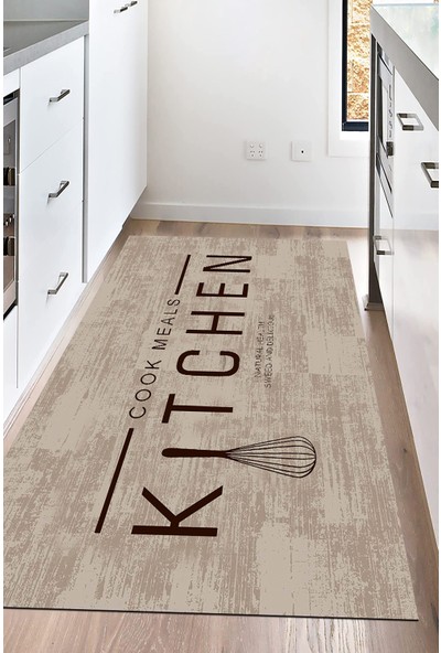 Napoli Home Dijital Baskılı Kaymaz Taban Yıkanabilir Kitchen Yazılı Mutfak Halısı NHM-SD-519 Napoli Home Dijital Baskılı Kaymaz Taban Yıkanabilir Kitchen Yazılı Mutfak Halısı NHM-SD-519