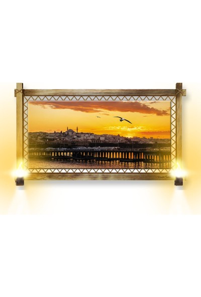 Rustik Tablo Kanvas Rustik Tablo O