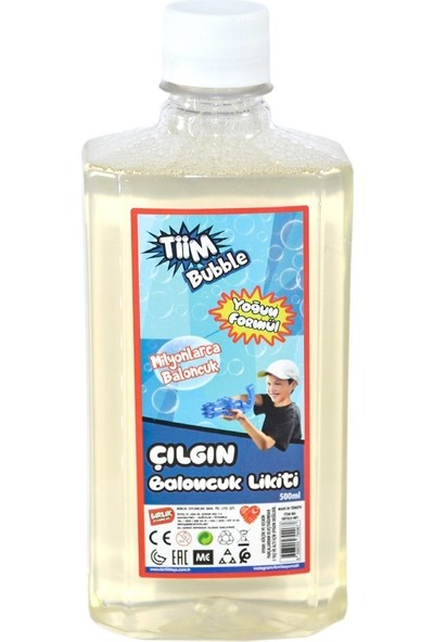 Birlik Toys URT024-001 Yoğun Formüllü Tiim Baloncuk Likit 500 ml Birlik Toys URT024-001 Yoğun Formüllü Tiim Baloncuk Likit 500 ml