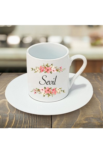 Seç Kişiye Özel Baskılı Tasarımlı Seramik Hediyelik Kahve Fincanı