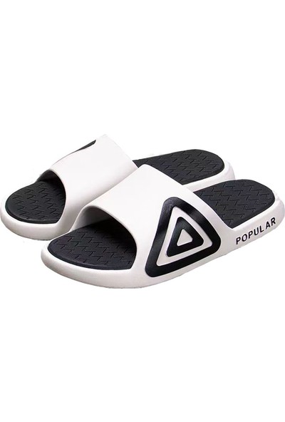 Ruihe Erkek Yazlık Terlik - Beyaz (Yurt Dışından) Ruihe Erkek Yazlık Terlik - Beyaz (Yurt Dışından)
