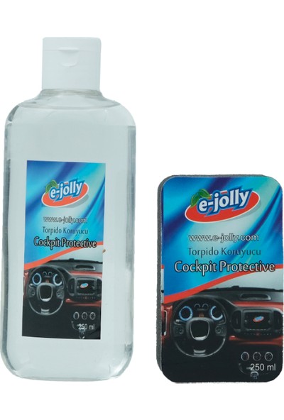 E-Jolly Torpido Koruyucu Parlatıcı Badem Yağlı Jel Süngerli E-Jolly Torpido Koruyucu Parlatıcı Badem Yağlı Jel Süngerli