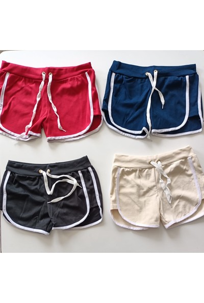 Şahane Kadın Giyim 4 Lü Kısa Mini Şort