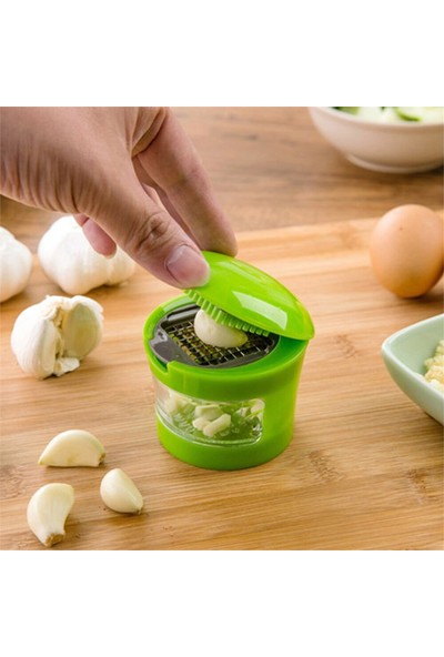 Kobal Business Sarımsak Rendesi - Çıkarılabilir Hazneli 2 Bıçaklı Doğrayıcı Garlica