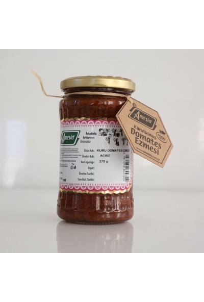 Amesia Kuru Domates Ezmesi Acısız 370 G. Amesia Kuru Domates Ezmesi Acısız 370 G.